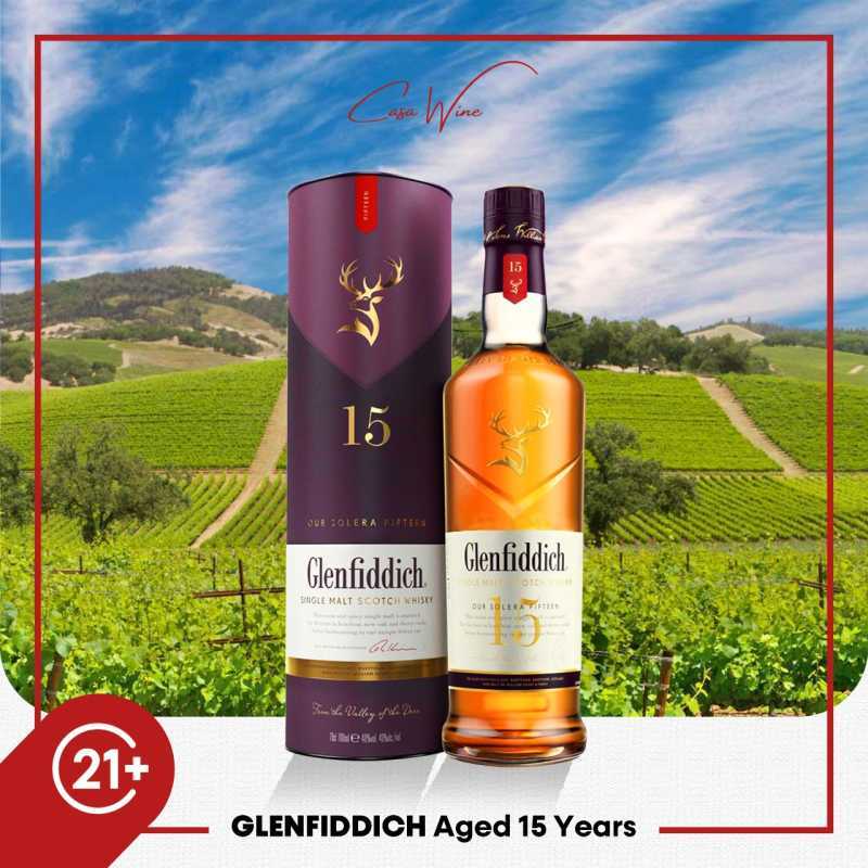 Jual Glenfiddich 15 Years Old Single Malt Whisky di Seller Casa Wine Official Store - Karet ...