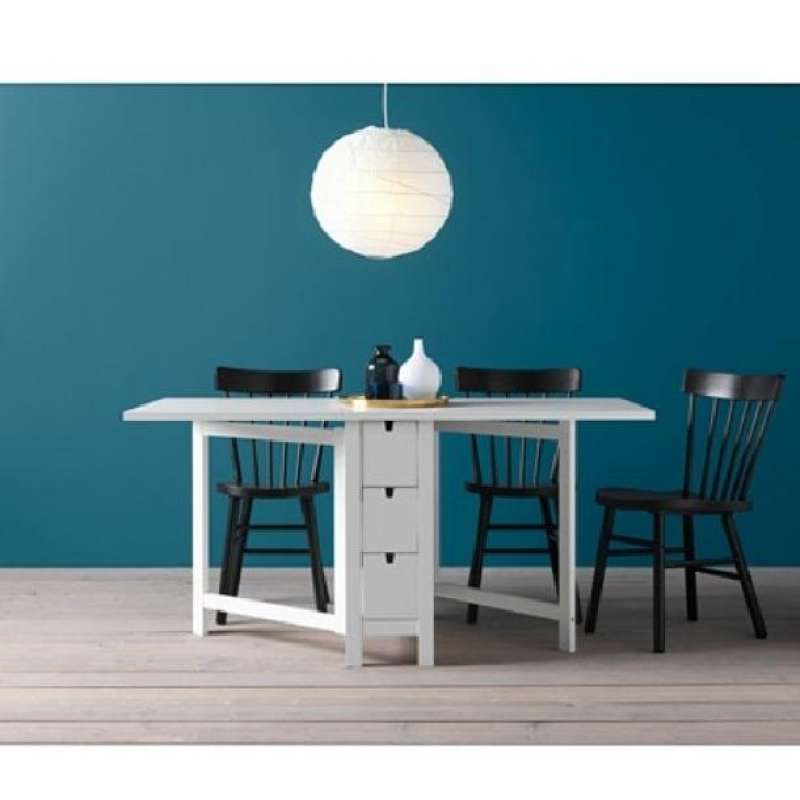 Jual Meja Kayu Lipat Besar Kokoh dg Laci Wood Folding Table Kokoh ...