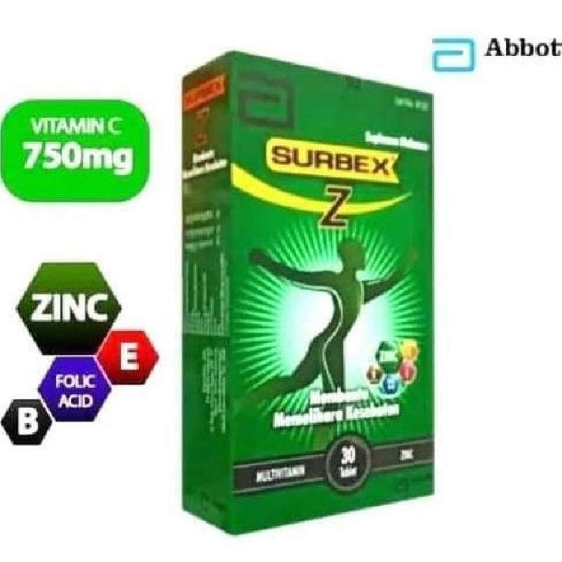 Jual surbex z vitamin c dan zinc di Seller APOTEK GRAND HUSADA - Batu ...