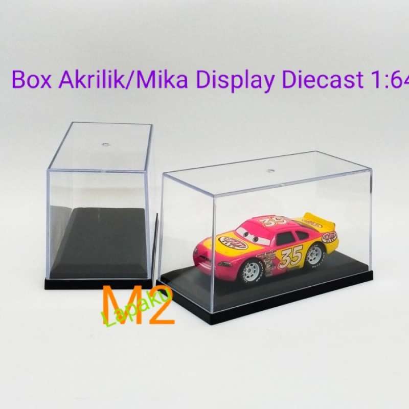 Jual BOX AKRILIK/MIKA DISPLAY DIECAST 1:64 HOTWHEELS TOMIKA di Seller ...