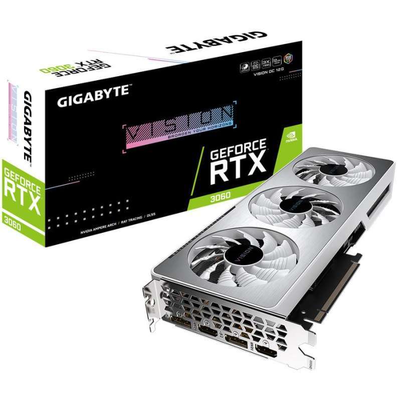 Jual Gigabyte RTX 3060 12 GB Vision OC GDDR6 Triple Fan di Seller ...