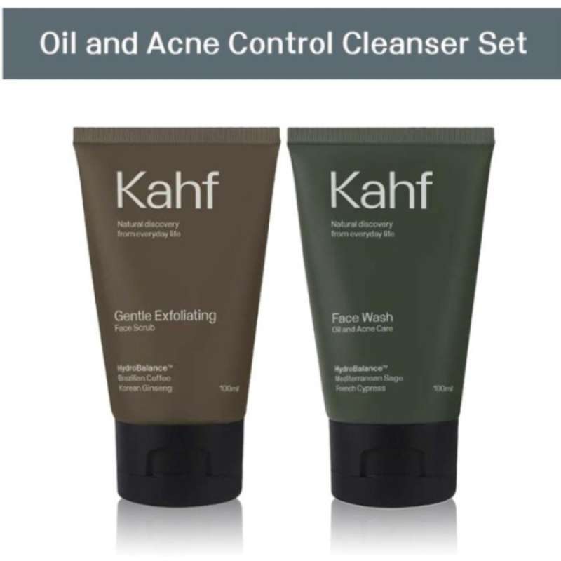Jual Kahf Paket Bundling Face Wash Oil Acne dan Face Scrub ...