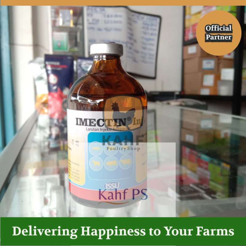 Jual Imectin Inj 100 Ml - Obat Anti Parasit Kutu Cacing Pada Hewan Sapi ...