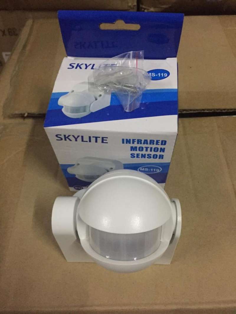 Jual SKYLITE Infrared Motion Sensor - Sensor Gerak Infrared - MS-119 di ... Jual SKYLITE Infrared Motion Sensor - Sensor Gerak Infrared - MS-119 di ...