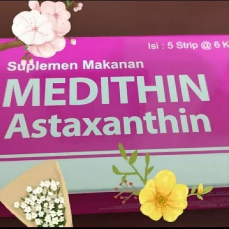 Promo Medithin/Astaxanthin/Antioksidan/30 Diskon 17% di Seller EDOGAWA ...