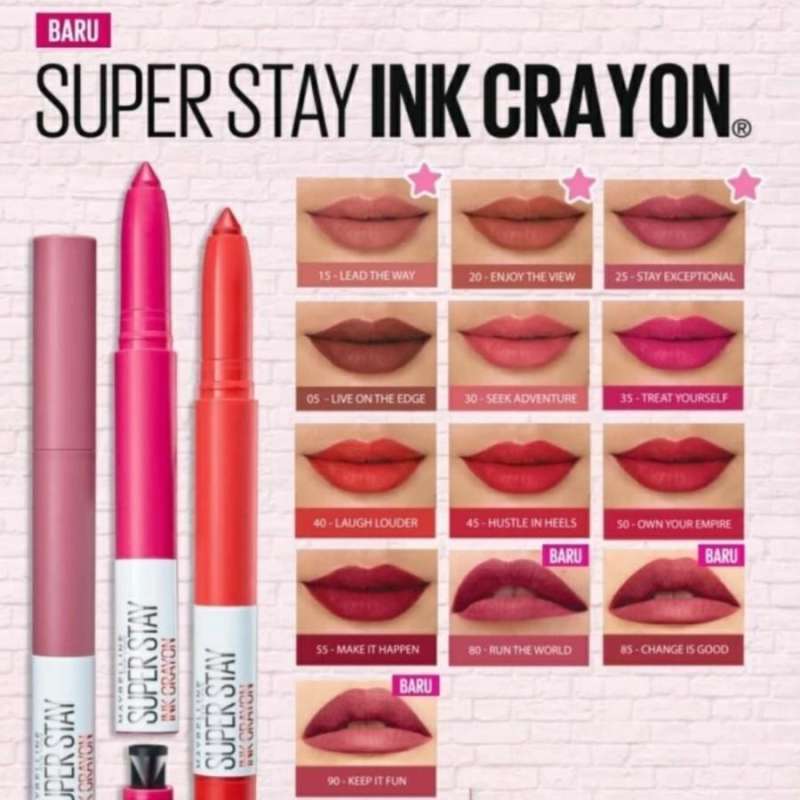 Jual Maybelline Superstay Ink Crayon Matte Lipstick - 93 Keep It Fun Di ...