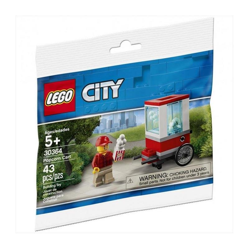 Promo LEGO 30364 Polybag City Popcorn Cart Mainan Blok dan Puzzle ...