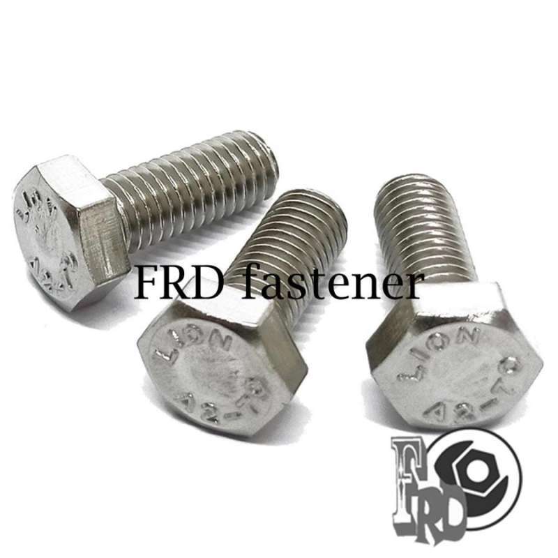 Jual Baut Stainlees M6 Diameter 6mm Kuci 10 Pitch 1.0 / Bo Ss 304 Mlli - 6x100 Di Seller Frd ...