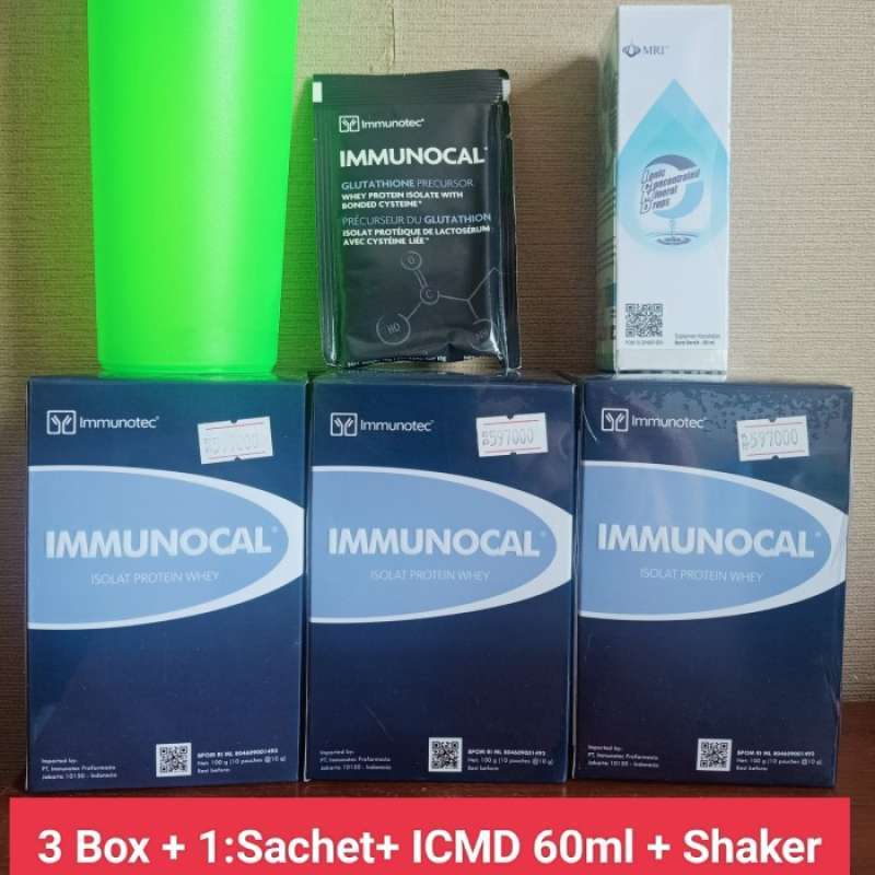 Jual 3 Box Immunocal Kolustrum 1 Box Isi 10 Sachet Free 1 Sachet di Seller EDOGAWA STORE ...