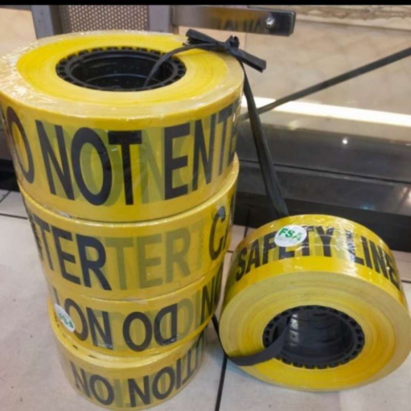 Promo police line/safety line/barricade line do not enter 3Ã—500 meter ...