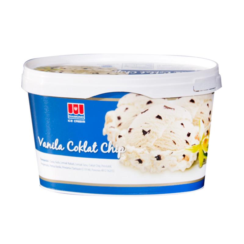 Jual Diamond Ice Cream Special Vanilla Chocolate Chip [700 mL] di ...