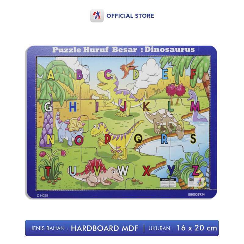 Jual Puzzle Edukasi Anak / Puzzle Kayu / Puzzle Anak Huruf Besar Dan ...