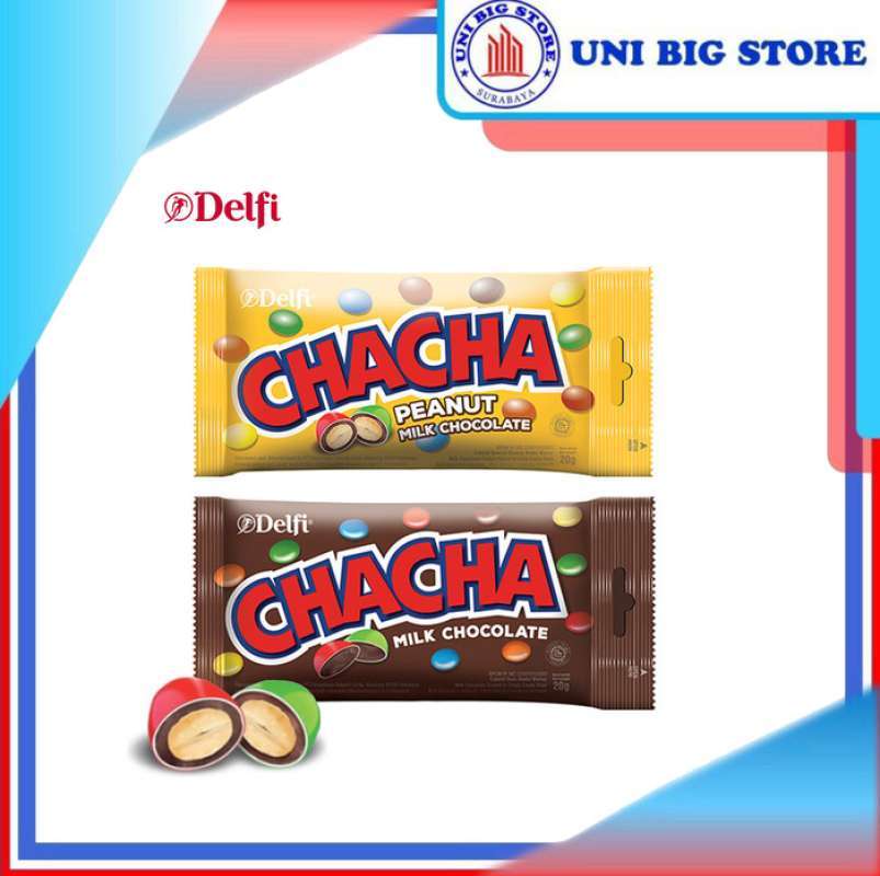 Jual Delfi Cha Cha Milk Chocolate Peanut 20 gr Cokelat Kacang Coklat ...