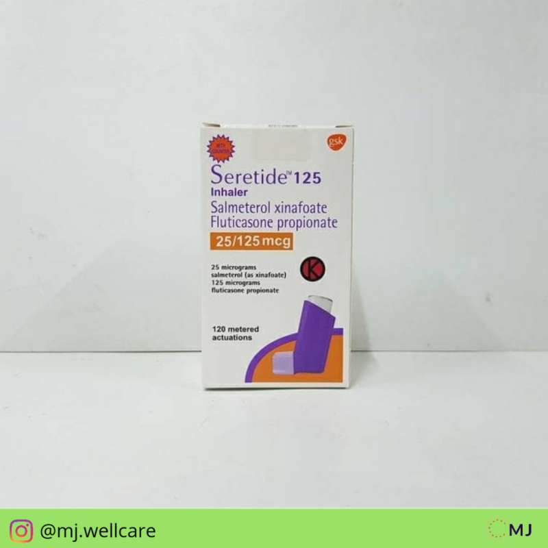Jual Seretide Inhaler 25/125 mcg 120 Dosis di Seller mj.wellcare ...
