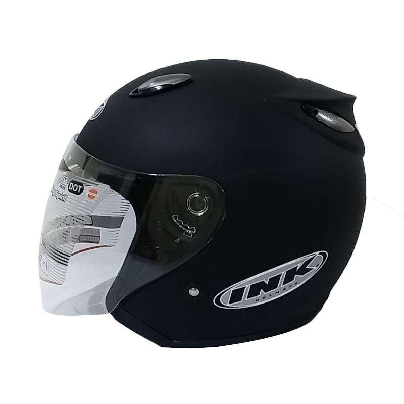 Jual HELM INK CENTRO HITAM DOFF HELM INK HALF FACE ORIGINAL di Seller ...