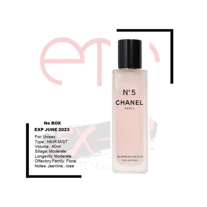 Jual Chanel No 5 Le Parfum Cheveux Hair Mist 40ml Tester No Box di ...