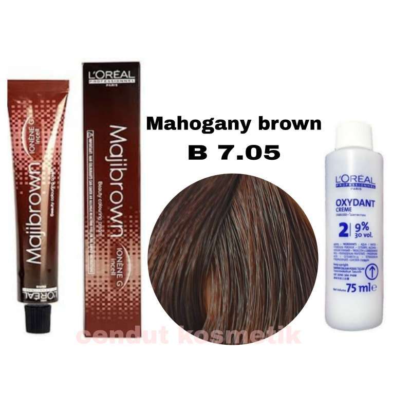 Promo L'oreal majibrown B 7.05 Mahogany brown, hair color Diskon 5% di ...