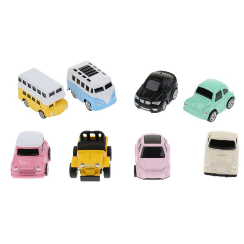 Promo 8 pcs Mini Car Toys Pull Back Cars Speed Racing Vehicles Model ...