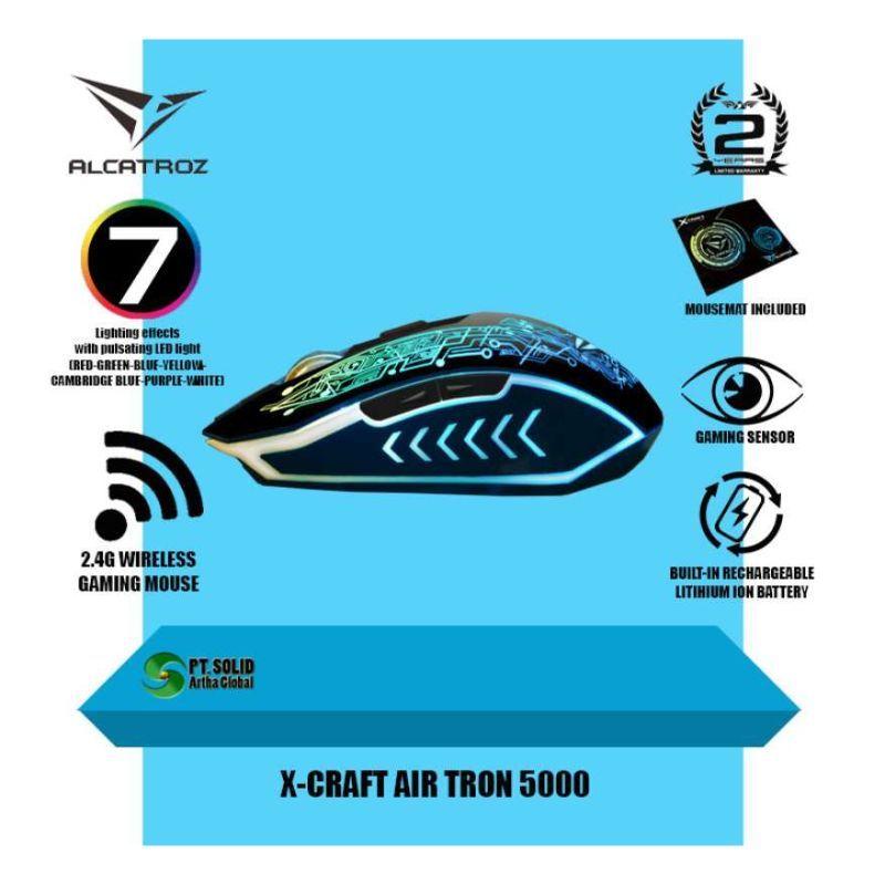 Jual Alcatroz X-craft Air Tron 5000 Wireless Gaming Mouse-macro ...