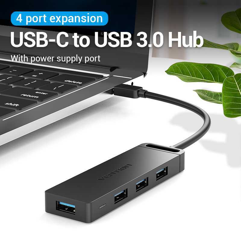 Jual Vention Usb Hub Type C 3.1 Usb 3.0 Multi Usb Micro Power Supply ...