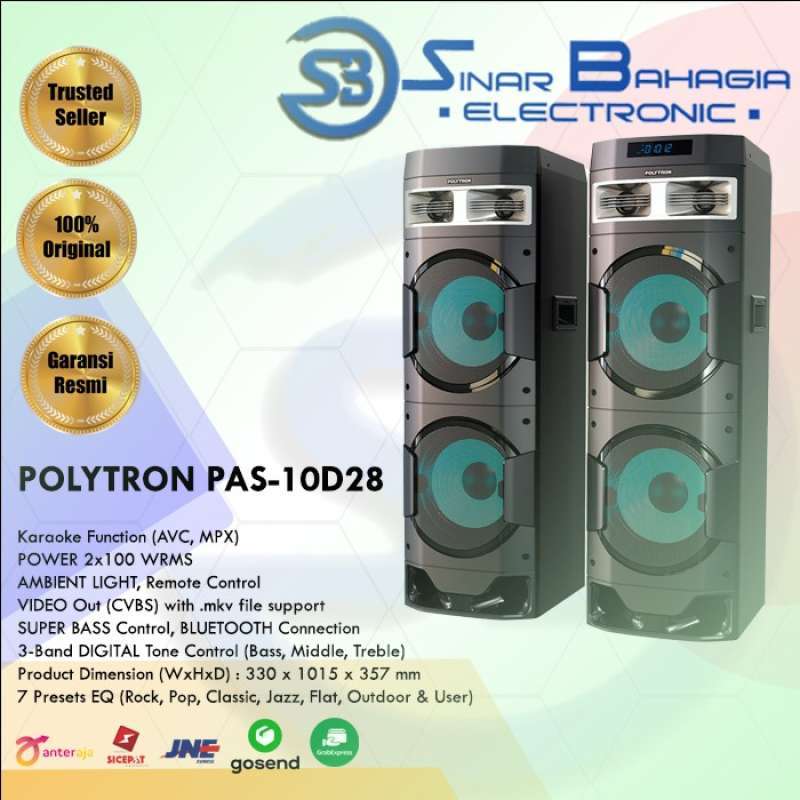 Jual Polytron Pas-10d28 Speaker Active + Usb (new) ( Khusus Bandung) Di ...