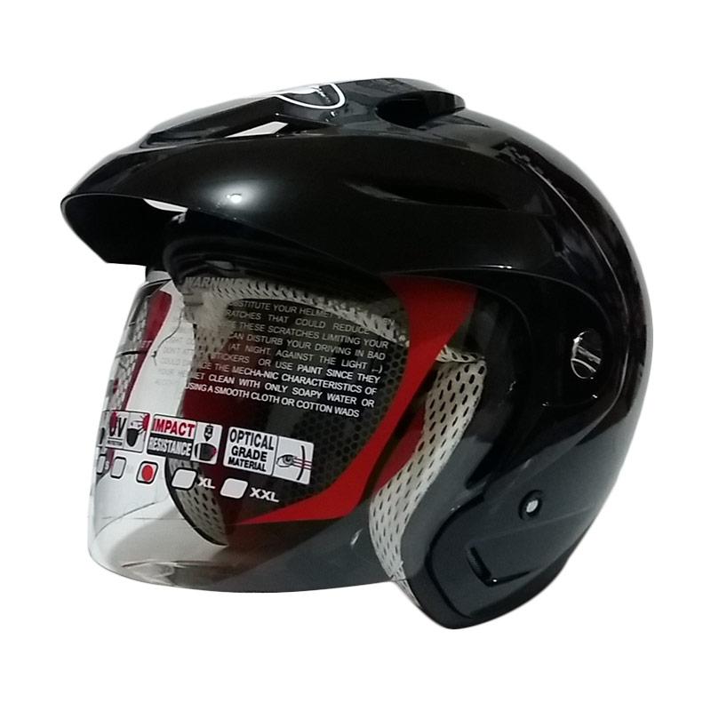 Jual KYT Romeo Helm Half Face - Black Metalik - L di Seller Premium Box ...