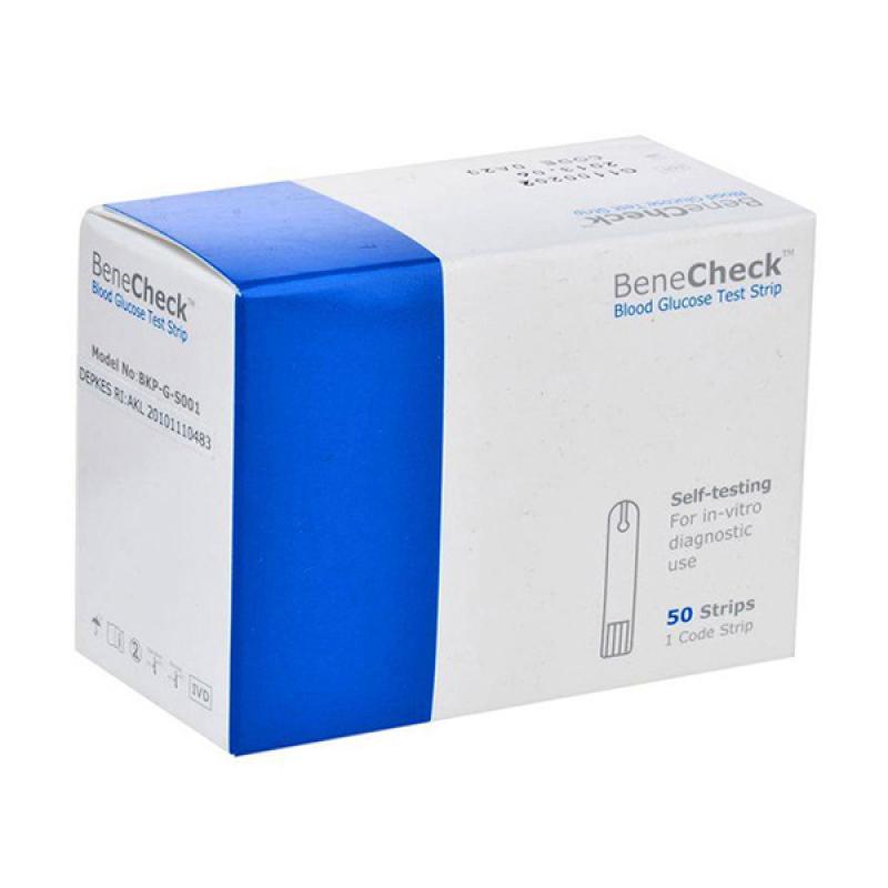 Jual Benecheck Test Strip Glucose 50's di Seller bintang medical ...