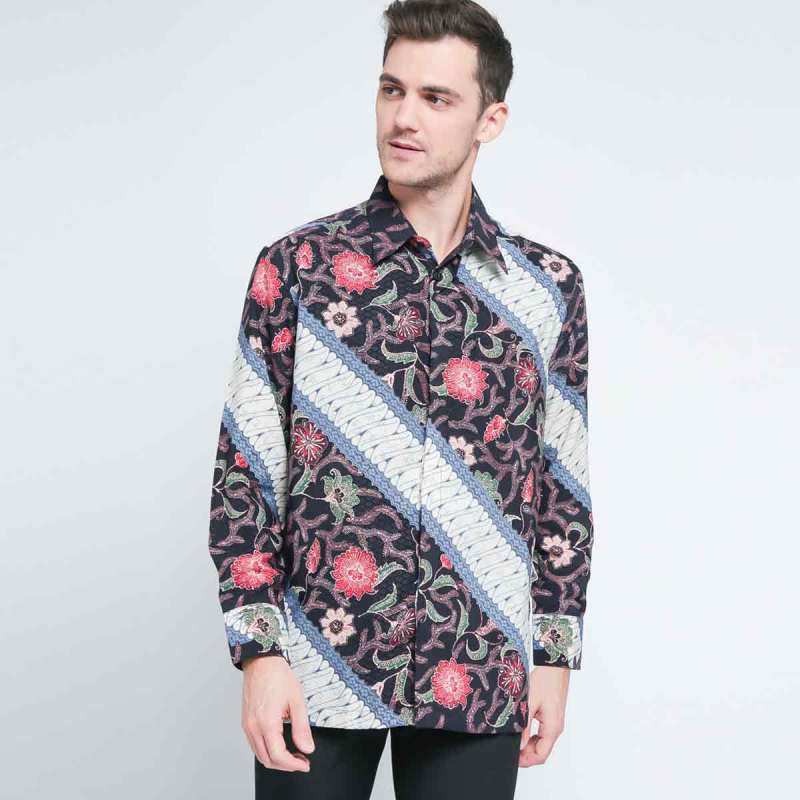 Promo Batik Arjunaweda Lereng Parang Kemeja Batik Lengan Panjang Pria ...