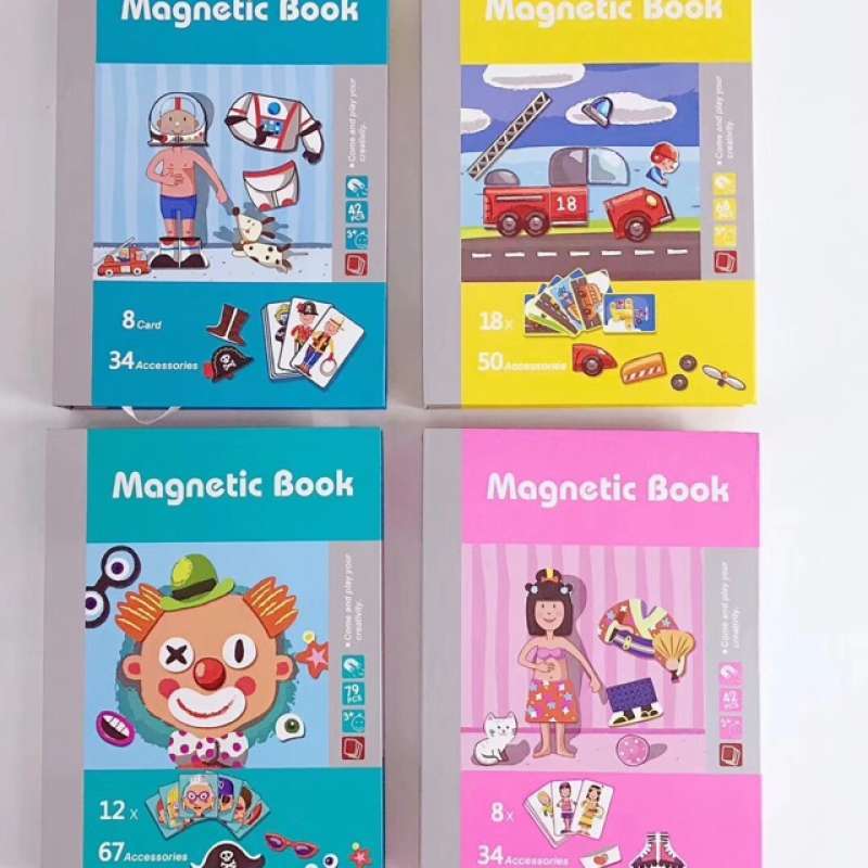Jual Magnetic book - activity book - activity toys di Seller Denis Toy ...