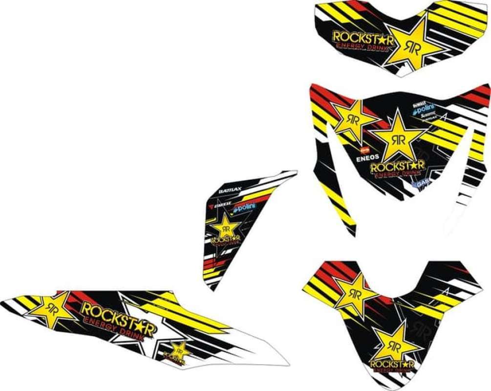 Jual Master Decal Modif Stiker Motor for Honda Beat Fi Rokstar di ...