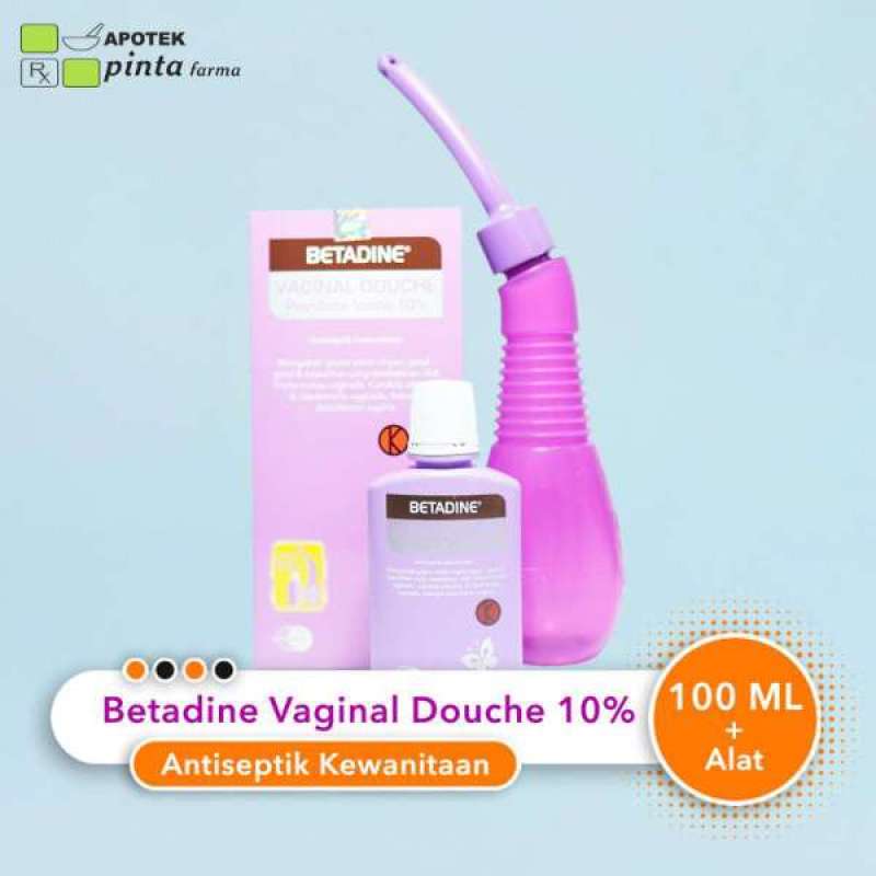 Jual BETADINE Vaginal Douche 10% & Alat [100 mL] di Seller Apotek Pinta Farma Official Store ...