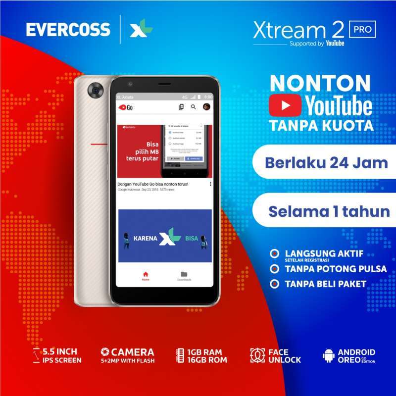 Jual Hp Evercoss Extrem 2 Spesifikasi Original, Murah & Diskon Harga ...