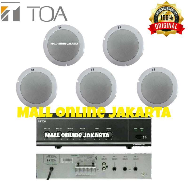 Jual Paket Toa Sound System Indoor Speaker Plafon Ceiling Original Di ...
