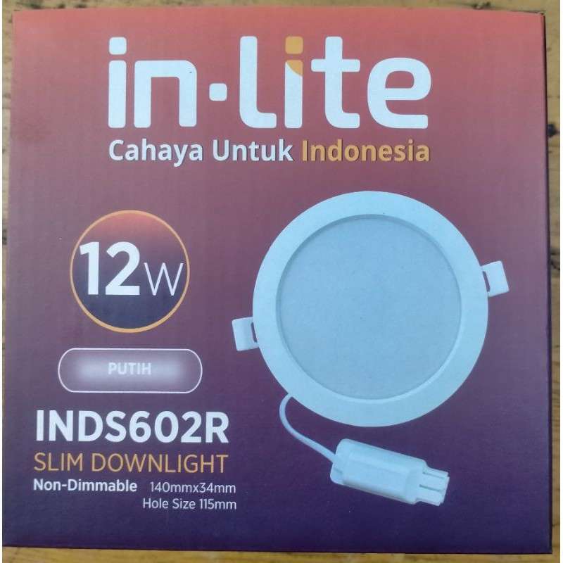 Jual Lampu Led Downlight Inlite 12 Watt Original Murah - Harga Diskon Mei 2024 | Blibli.com