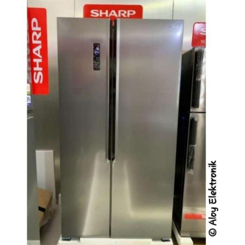 Promo Kulkas Side By Side Sharp Sj Is50m Sl 472l Inverter Touch Screen