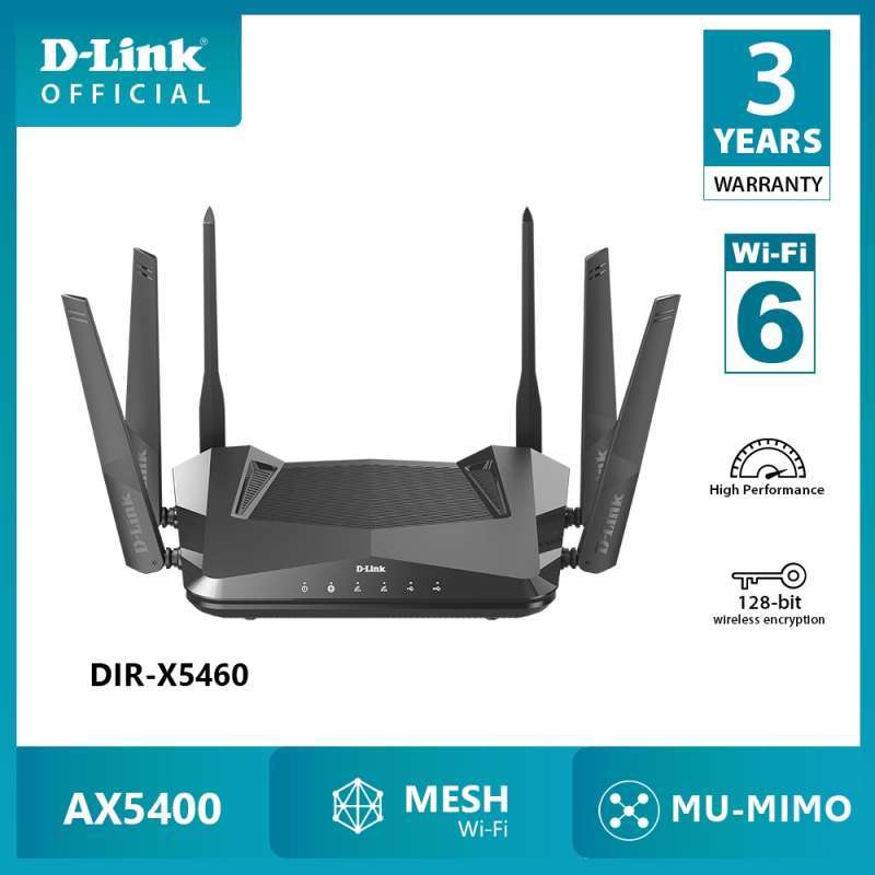 Jual DIR-X5460 AX5400 Mesh Wi-Fi 6 Router di Seller D-Link - Tanjung Duren Selatan, Kota Jakarta ...