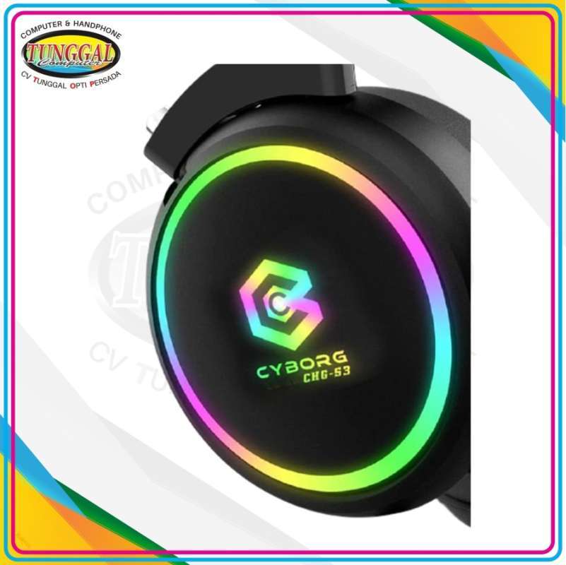Jual Headset Gaming Cyborg CHG-53 WARFARE RGB Lightning di Seller ...