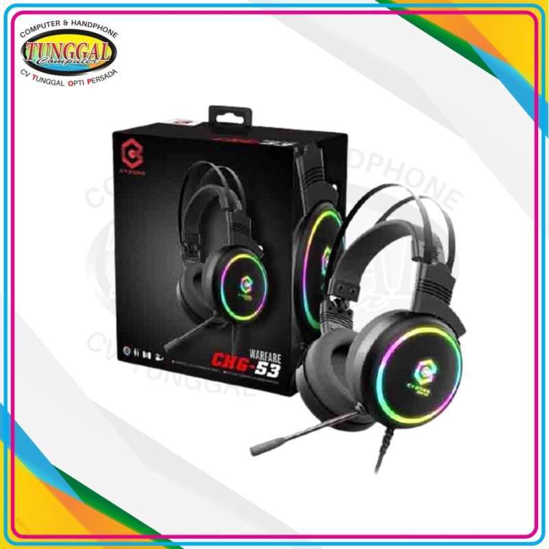 Jual Headset Gaming Cyborg CHG-53 WARFARE RGB Lightning di Seller ...