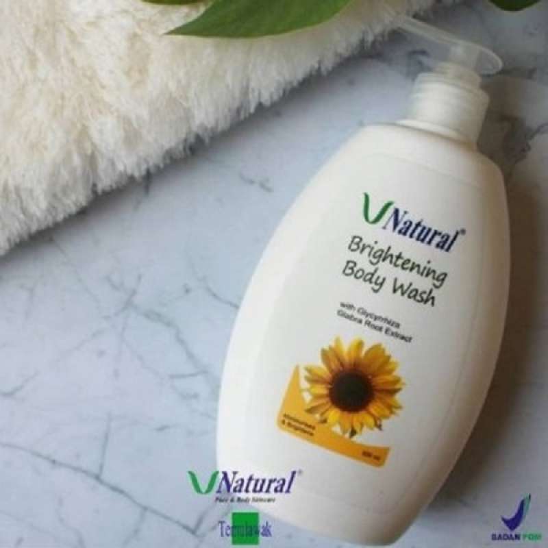 Jual V Natural Body wash Brightening di Seller Cahaya Vnatural ...