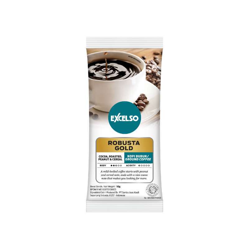 Jual Excelso Single Serving Robusta Gold Folding Box [10 Sachet / 10 ...
