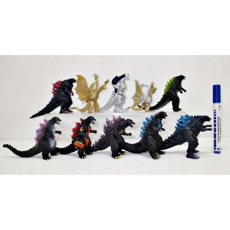 Jual Mainan Anak Action Figure Godzilla Set 10 New The Movie Series Di ...
