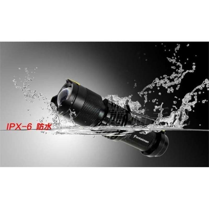 Jual Senter Tactical Police WaterProof EDC Outdoor Camping Zoom 2000 ...