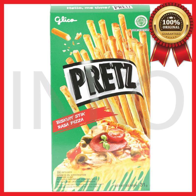 Jual GLICO PRETZ PIZZA BISKUIT STIK RASA PIZZA 31GR di Seller inko ...