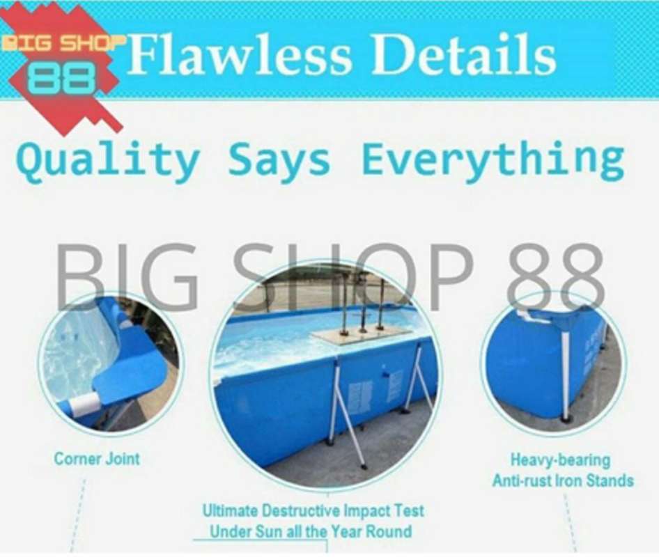 Jual Kolam Renang Frame Besar Kolam Renang Portable Swimming Pool ...