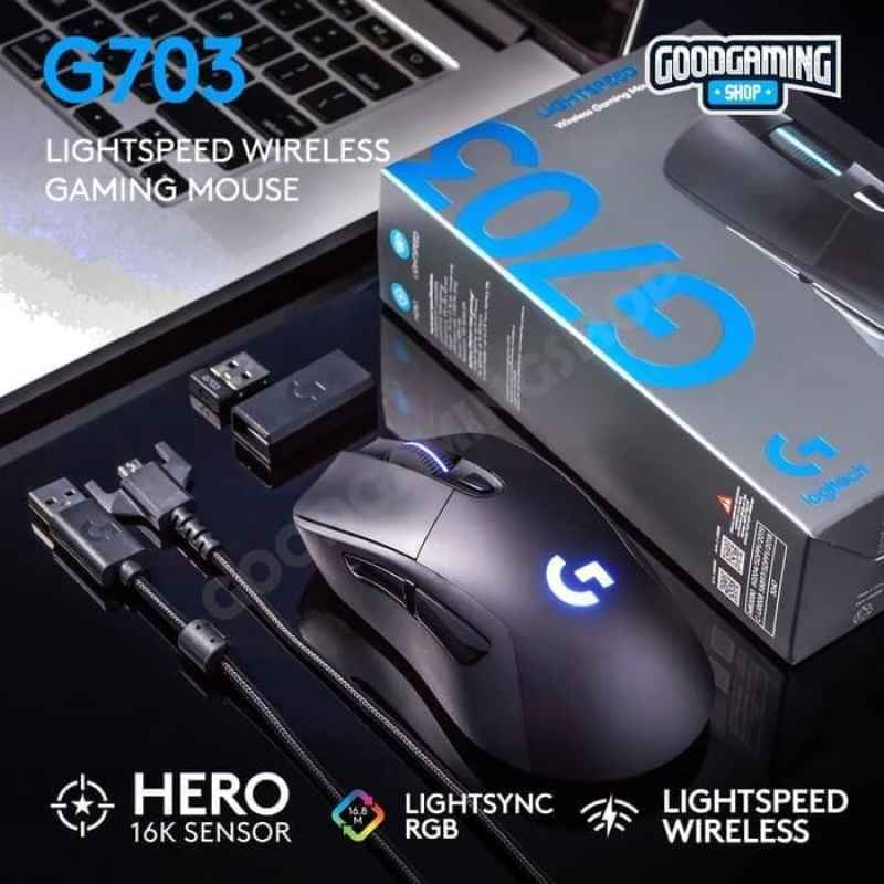 Promo New Logitech G703 Lightspeed Wireless Gaming Mouse Tren Diskon 49 ...