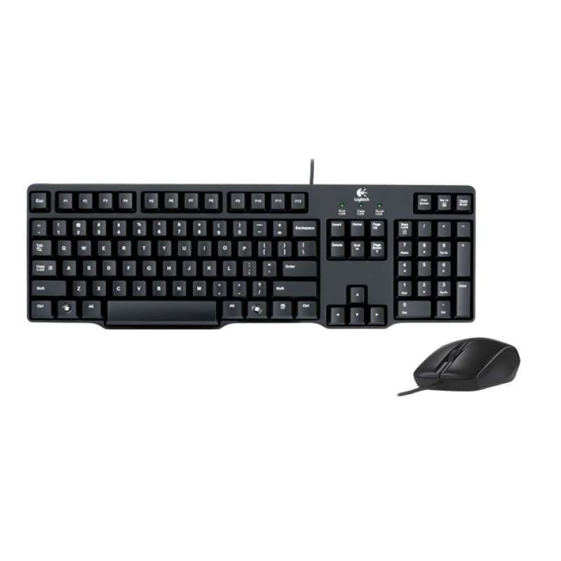 Jual Logitech MK100 (Mouse Kabel + Keyboard PS2 bundle) - Hitam di ...
