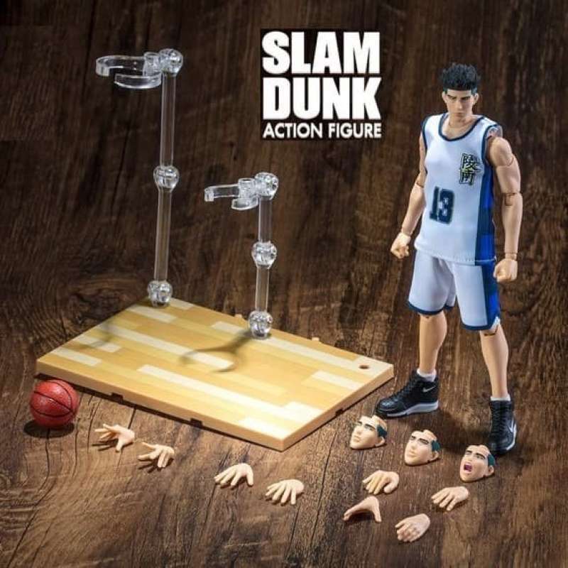 Jual Dasin Model Slam Dunk Anime - Kicchou Fukuda WHITE Ryonan 1:12 ...