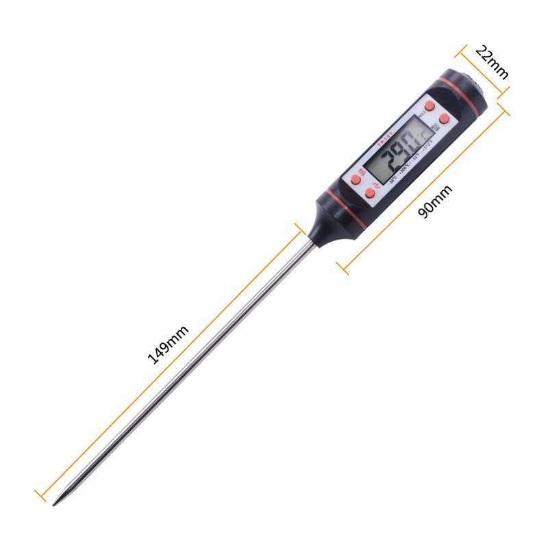 Jual Termometer Digital Untuk Suhu Air Dan Kopi | Pengukur Suhu Digital ...