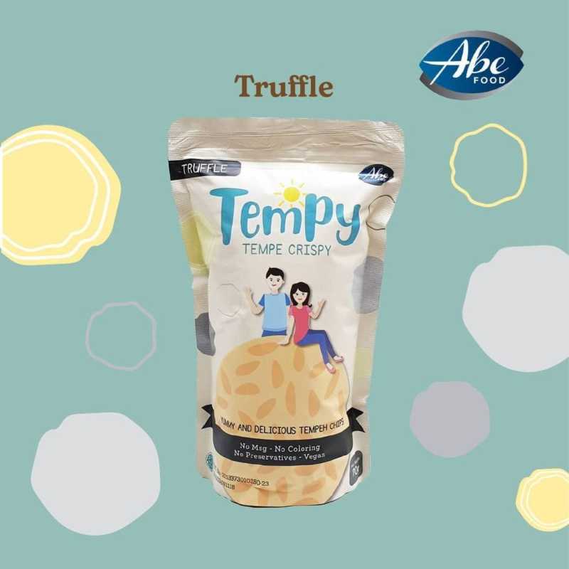 Jual Tempy Kripik Tempe Crispy Rasa Truffle Abe Food NO MSG Snack Anak ...
