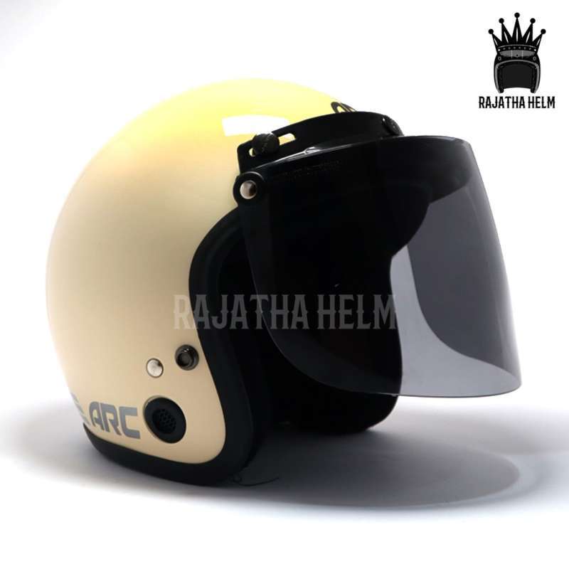 Jual Helm Arc Nr 20 Glossy Retro - Helm Terjangkau - Helm Viral - 4 ...